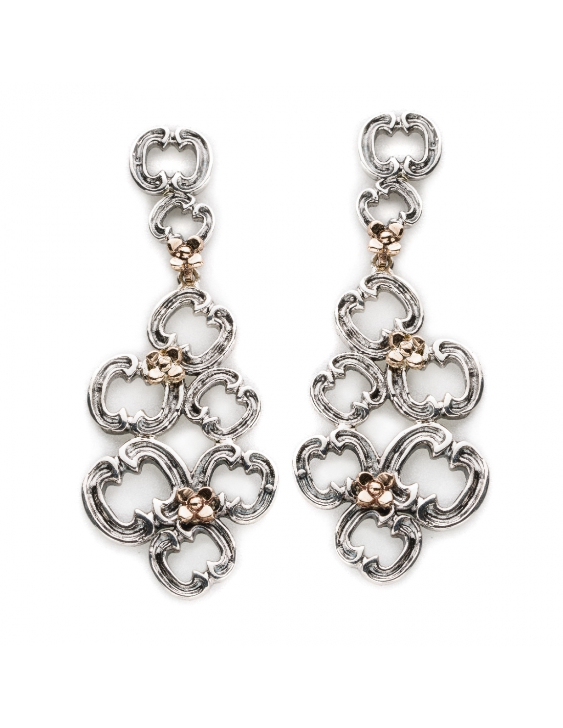 Riccioli lungo silver&gold9kt